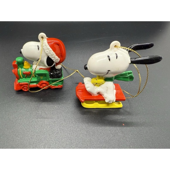 Peanuts | Holiday | Vintage Peanuts Snoopy Christmas Ornaments Lot ...